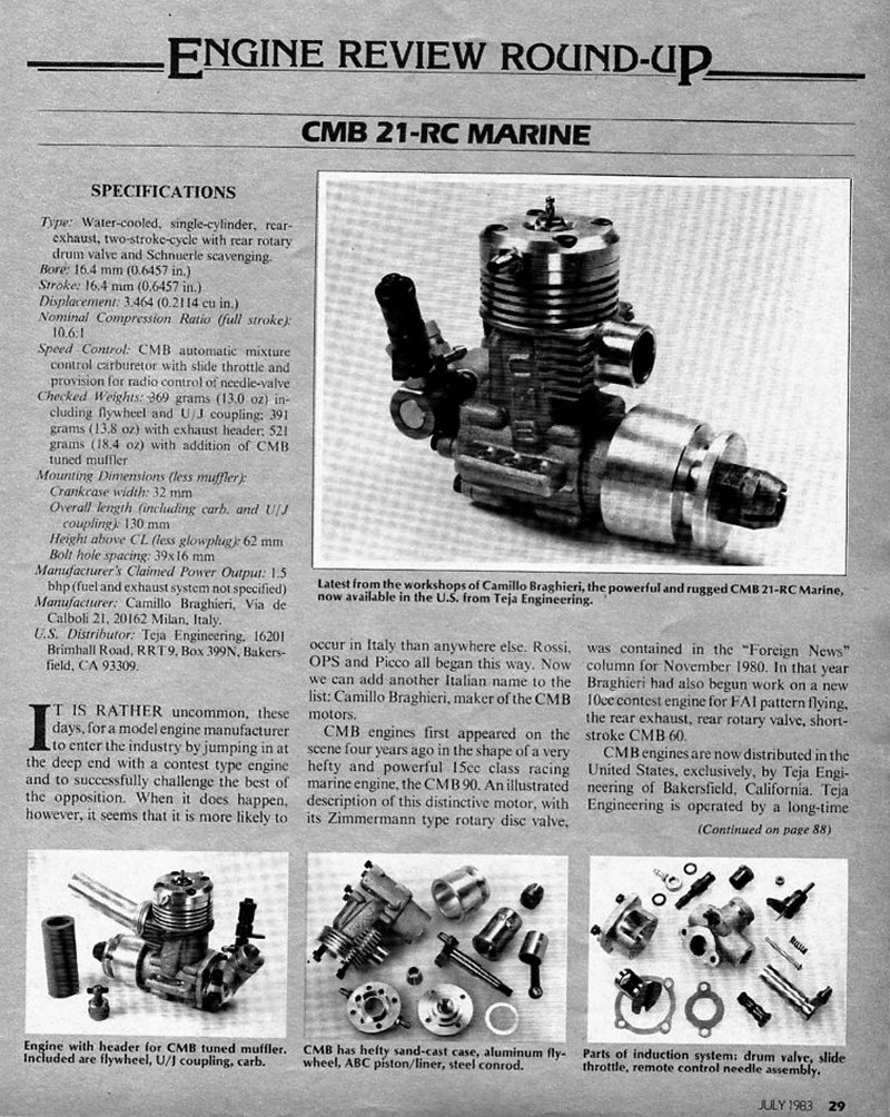 CMB 21-RC Marine